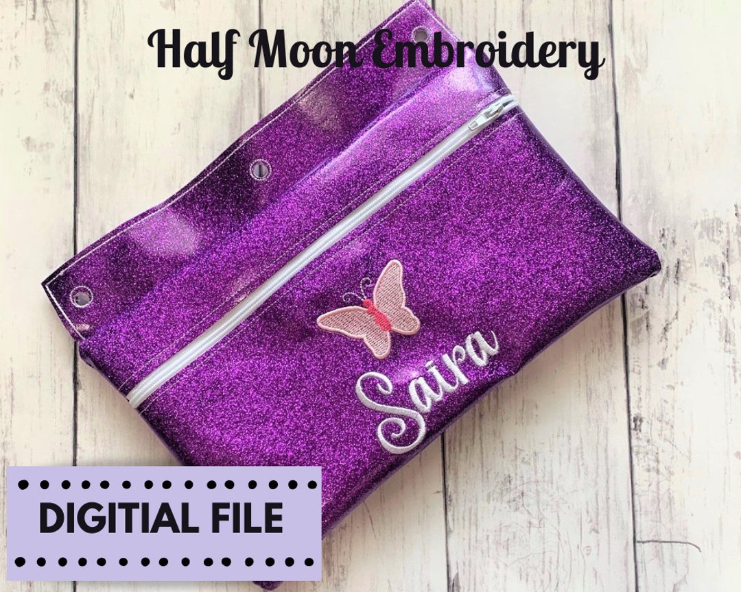 Bogo Free ITH Pencil Bag Embroidery Design ITH Pencil Pouch Embroidery ...