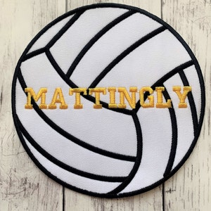 Personalized Volleyball Patch | Custom Volleyball Patch | Volleyball ...
