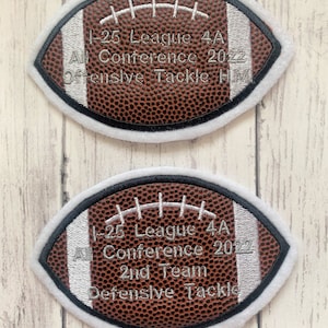 Personalized Football Letterman Jacket Patch | Football Jacket Patch ...