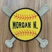 Custom Baseball Patch Custom Softball Patch Personalized Baseball Patch ...