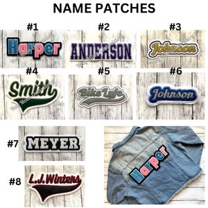 Personalized Letterman Jacket Patch Custom Jacket Patches Class of 2024 ...