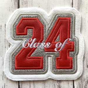 Graduation Year Letterman Jacket Patch Class Year Letterman Jacket ...