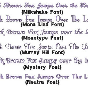 Custom Name Embroidery Design | Name Digitized | Letters Digitized ...