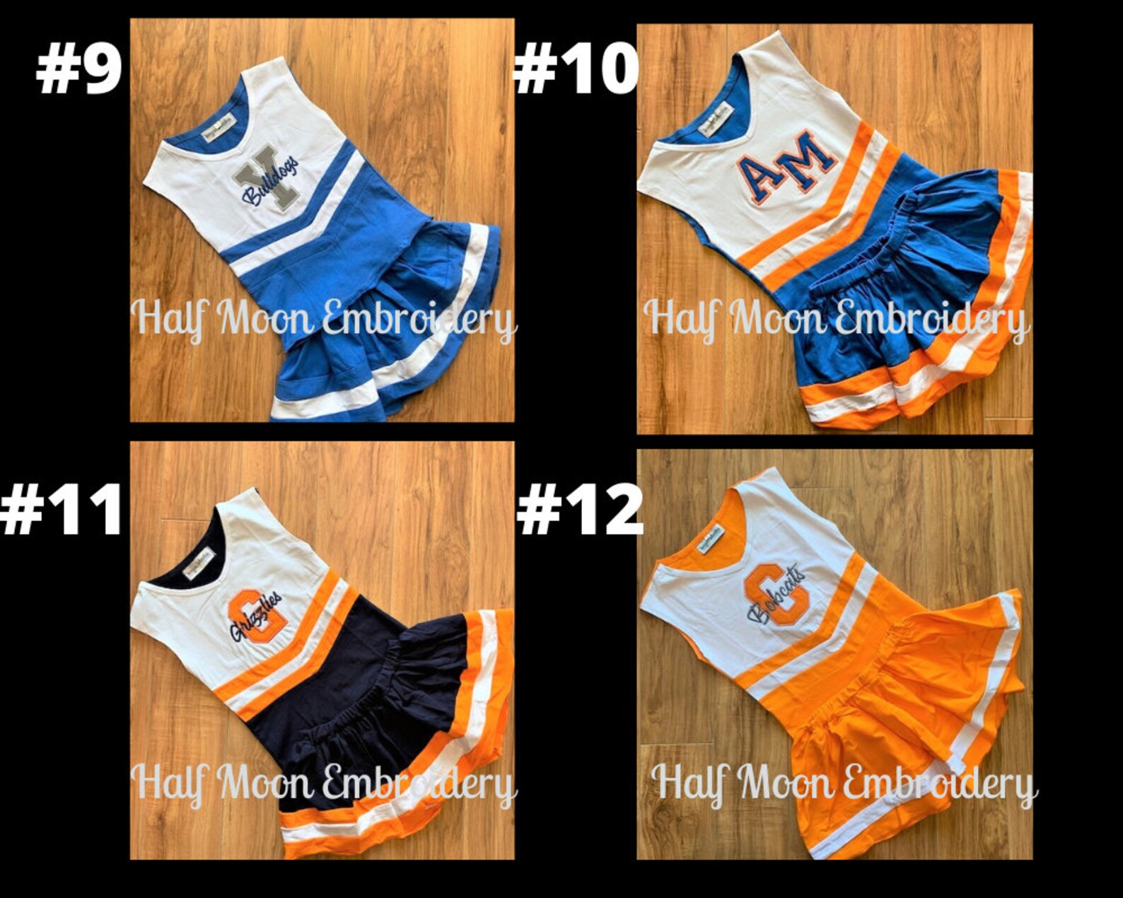 Personalized Cheer Uniforms Girls Cheer Outfits Personalized ...