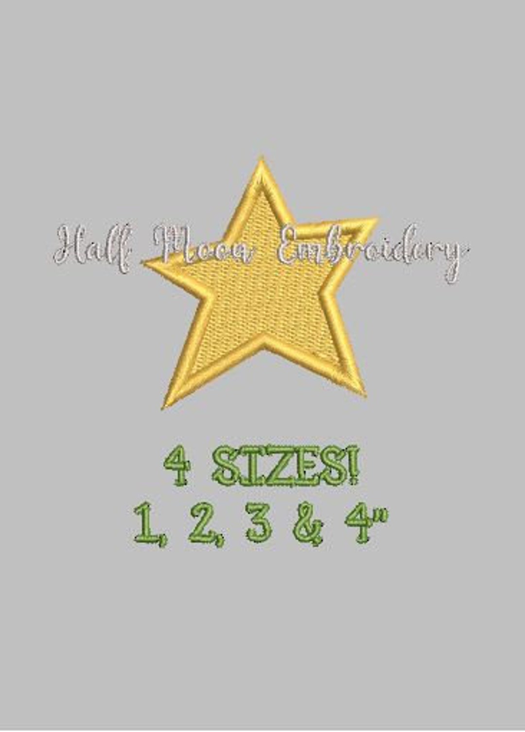 BOGO Free! Mini Star Embroidery Design | Small Star | Mini Whimsical ...
