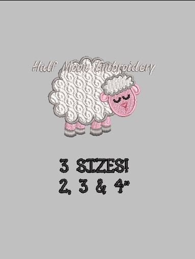 BOGO Free Mini Sheep Embroidery Design Mini Lamb Embroidery | Etsy