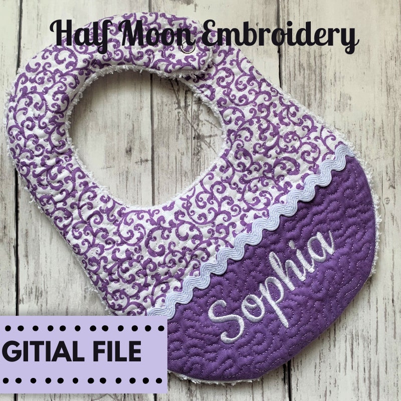 Bib Embroidery - Etsy