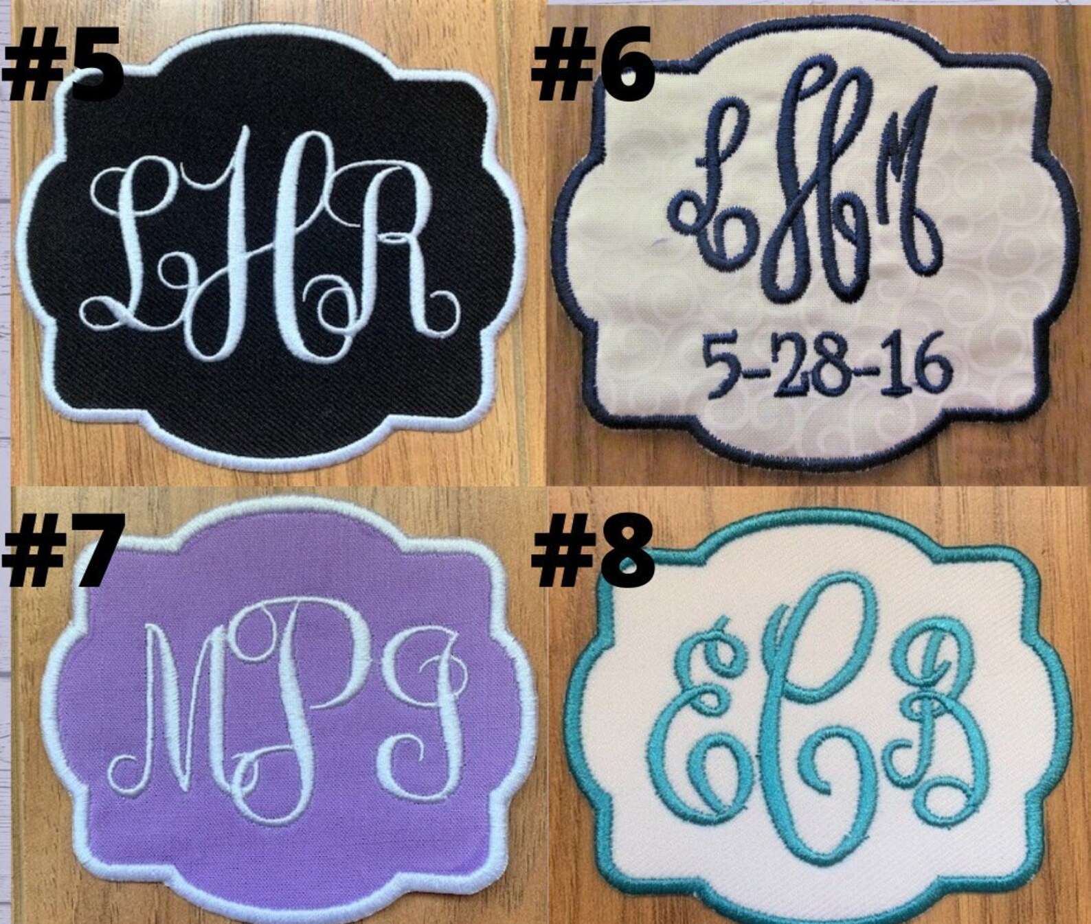 Personalized Patch Monogram Patch Custom Patches Iron on - Etsy