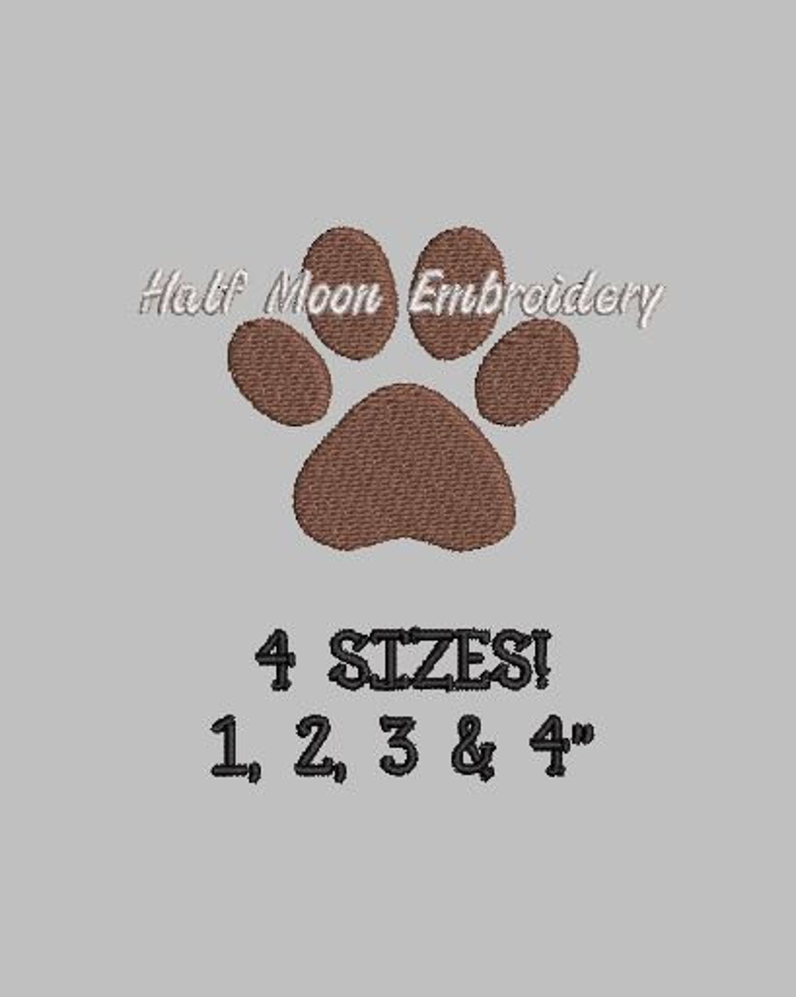 BOGO Free Mini Dog Paw Embroidery Design Small Dog Paw Mini - Etsy