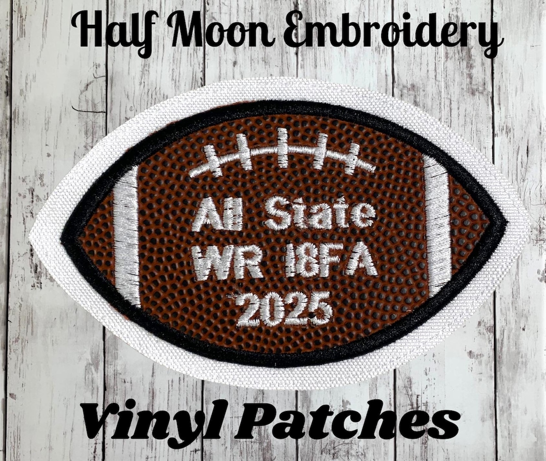 Personalized Football Letterman Jacket Patch | Football Jacket Patch ...