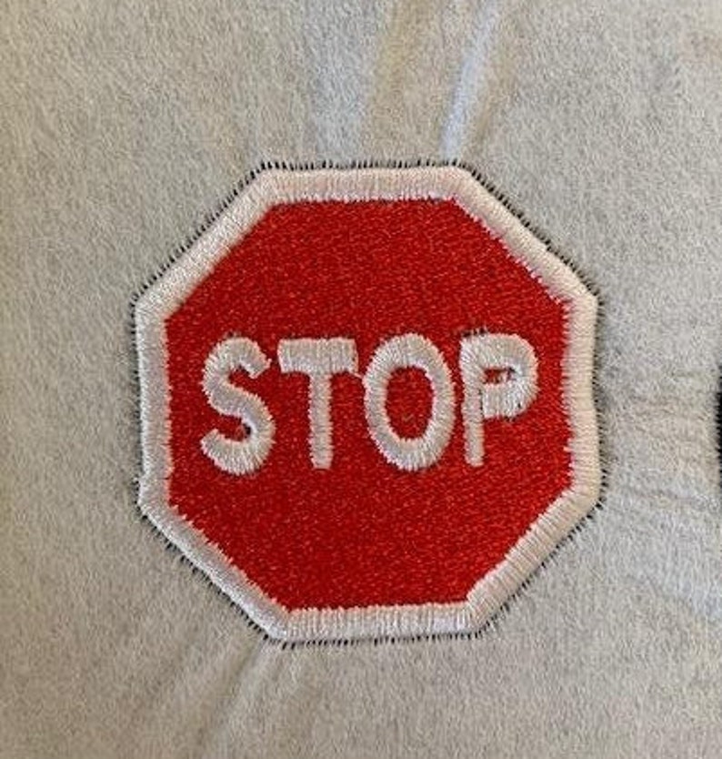 BOGO Free Mini Stop Sign Embroidery Design Small Stop Sign - Etsy