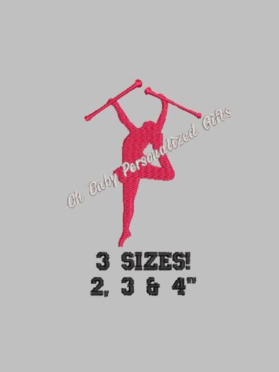 BOGO Free Mini Twirler Embroidery Design Small Twirler | Etsy