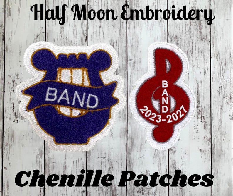 Chenille Band Letterman Jacket Patch | Chenille Music Letterman Jacket ...