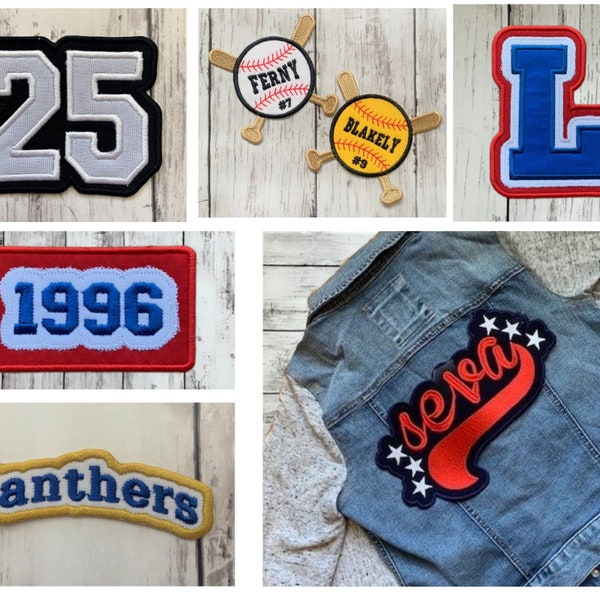 Letterman Patches - Etsy