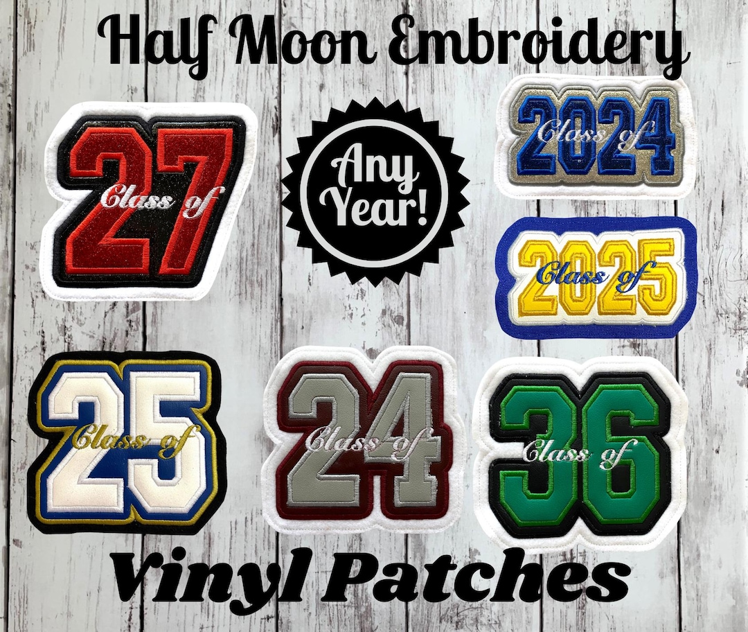 Graduation Year Letterman Jacket Patch | Class Year Letterman Jacket ...