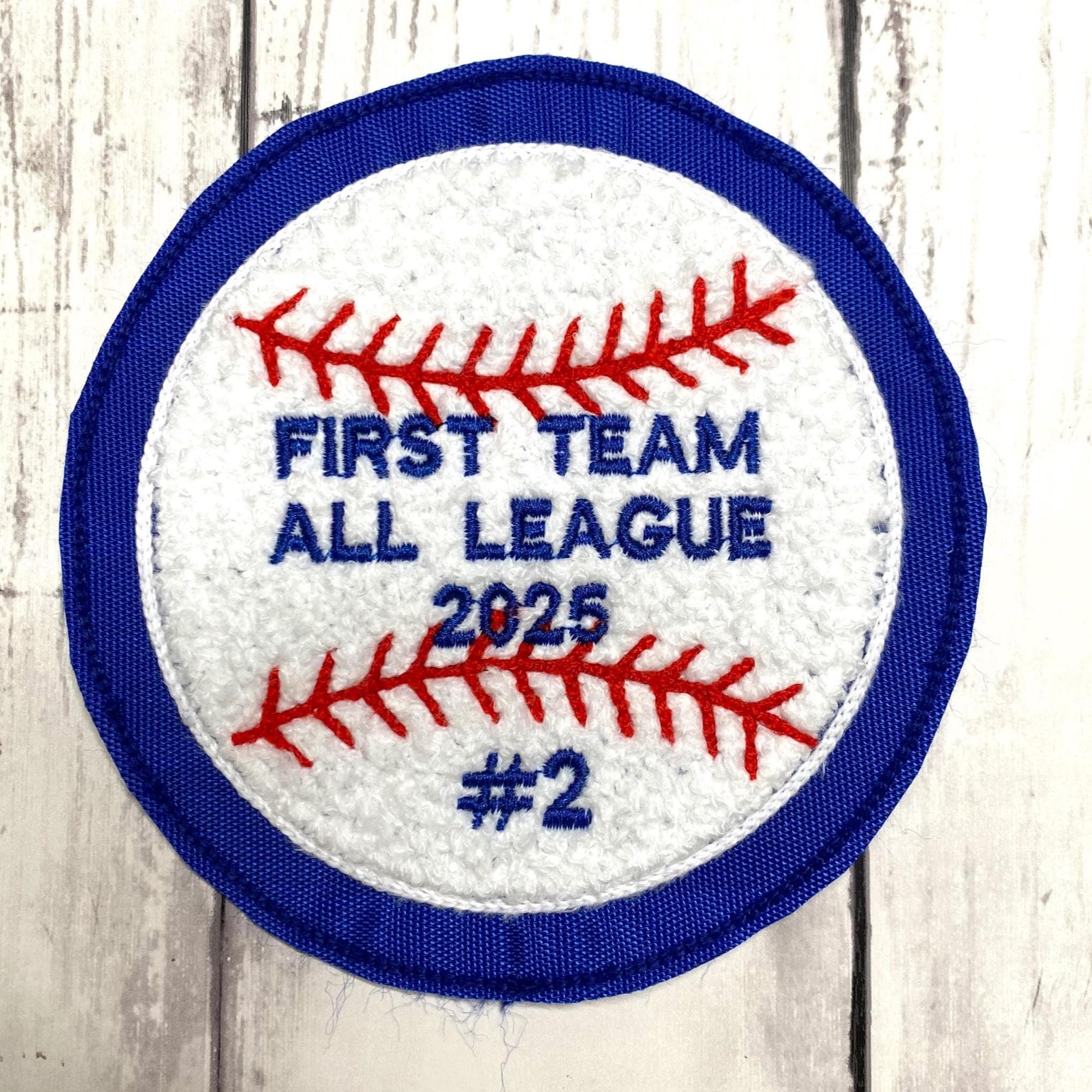 Personalized Softball Letterman Jacket Patch | Chenille Softball Patch ...