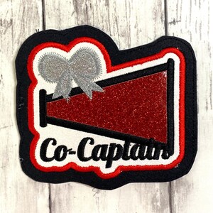 Cheerleading Letterman Jacket Patch | Megaphone Letterman Jacket Patch ...