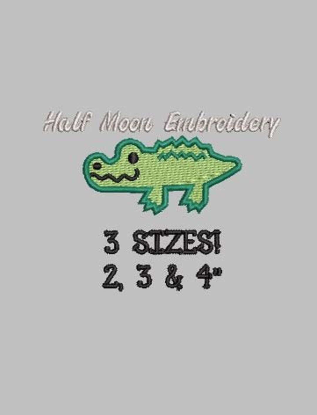 BOGO Free! Mini Alligator Embroidery Design | Small Alligator Mini ...
