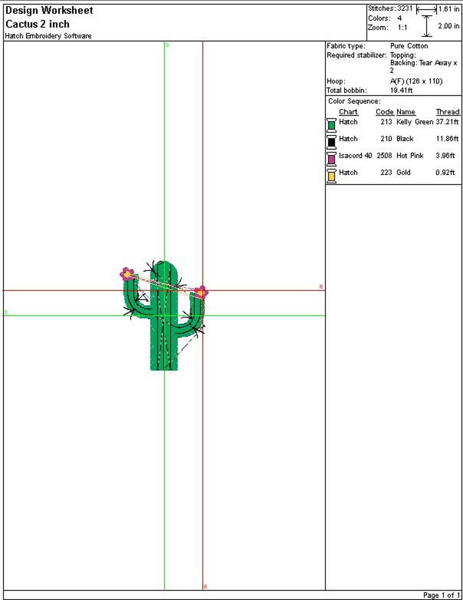 Mini Cactus Embroidery Design | Small Cactus | Mini Southwest ...