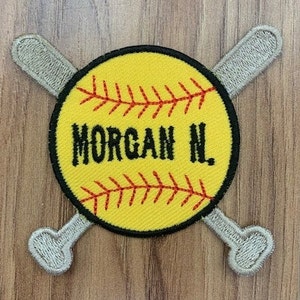 Custom Baseball Patch Custom Softball Patch Personalized - Etsy