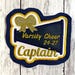 Cheerleading Letterman Jacket Patch | Megaphone Letterman Jacket Patch ...