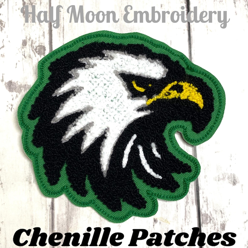 Chenille Mascot Patches | Custom Mascot Letterman Jacket Patches ...