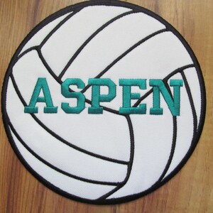 Personalized Volleyball Patch | Custom Volleyball Patch | Volleyball ...