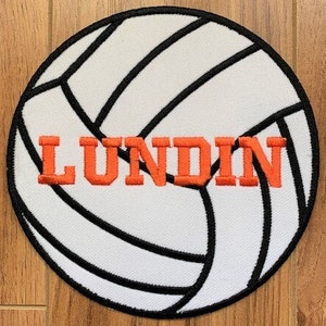 Personalized Volleyball Patch | Custom Volleyball Patch | Volleyball ...