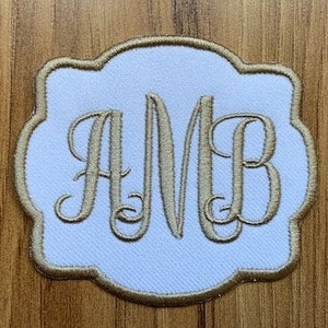 Personalized Patch Monogram Patch Custom Patches Iron On | Etsy