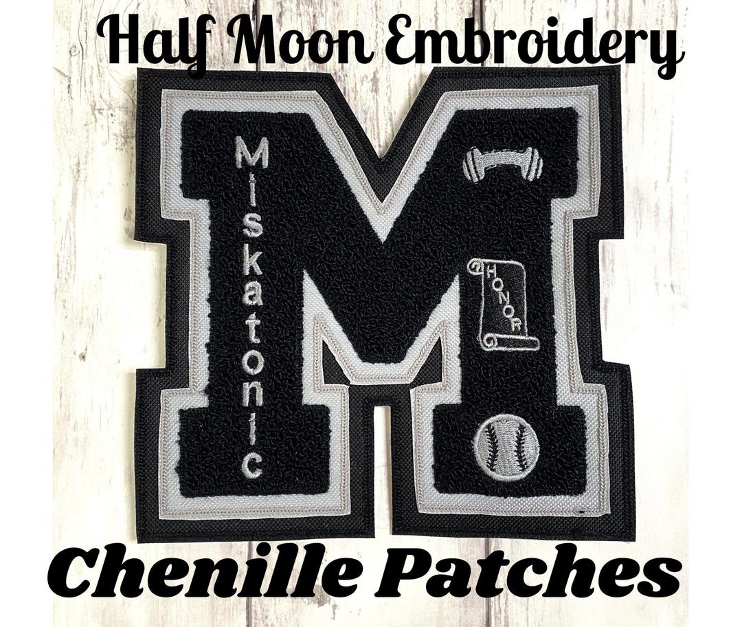 Chenille Varsity Letter for Letterman Jacket Patch | Personalized ...
