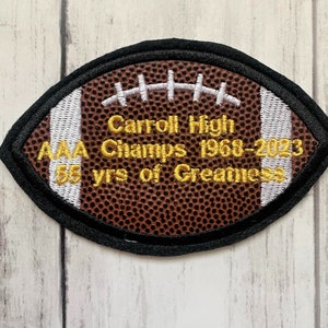 Personalized Football Letterman Jacket Patch Football Jacket Patch ...