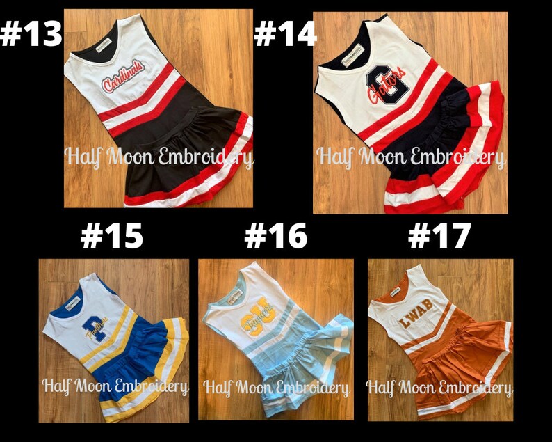 Personalized Cheer Uniforms Girls Cheer Outfits - Etsy