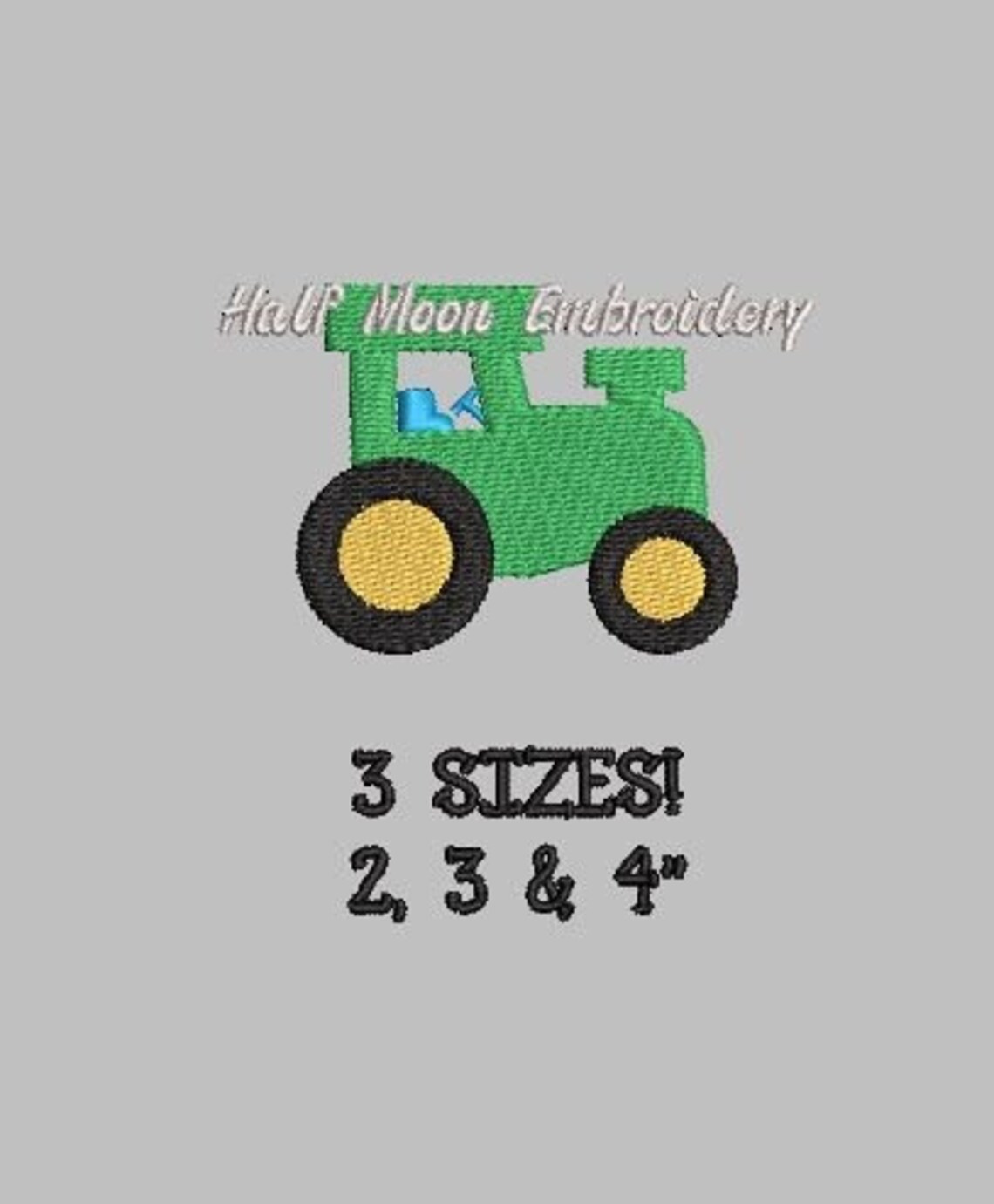 BOGO Free Mini Tractor Embroidery Design Small Tractor | Etsy