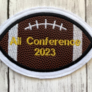 Personalized Football Letterman Jacket Patch | Football Jacket Patch ...