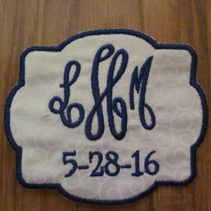 Personalized Patch Monogram Patch Custom Patches Iron On | Etsy