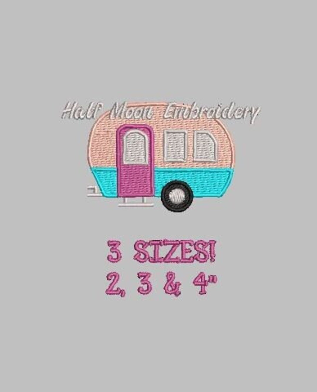 BOGO Free! Mini Camper Embroidery Design | Small Camper | Mini RV ...