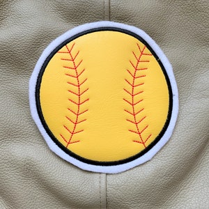Personalized Softball Letterman Jacket Patch | Softball Jacket Patch ...
