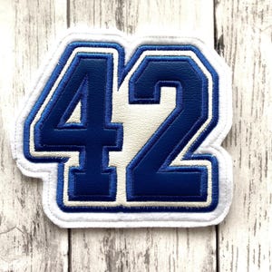 Personalized Jersey Number Letterman Jacket Patch | Sports Number Patch ...