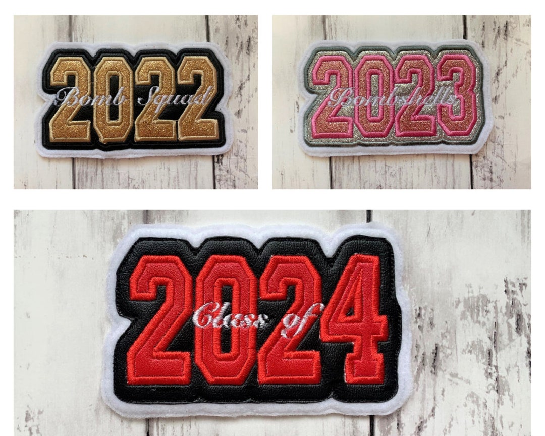 Graduation Year Letterman Jacket Patch Class Year Letterman - Etsy