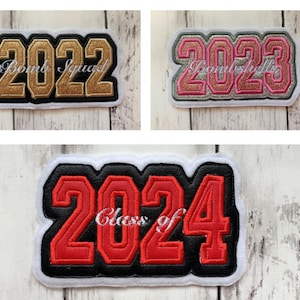 Graduation Year Letterman Jacket Patch Class Year Letterman - Etsy