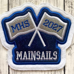 Color Guard Letterman Jacket Patch | Color Guard Flags Patch | Flag ...