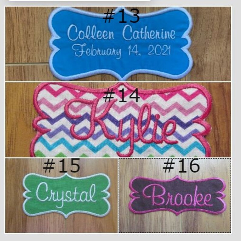 Personalized Patch Monogram Patch Custom Patches Iron On | Etsy