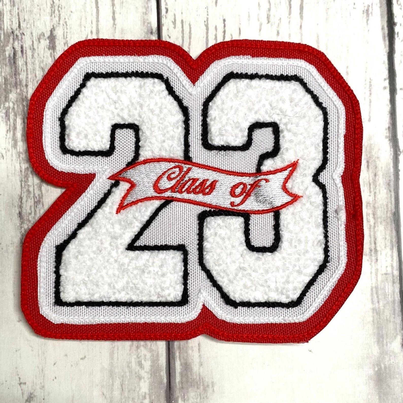 Graduation Year Letterman Jacket Patch | Chenille Class of 2025 Jacket ...