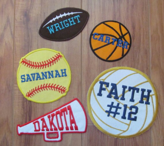 Personalized Sports Patch Custom Baseball Patch Custom - Etsy