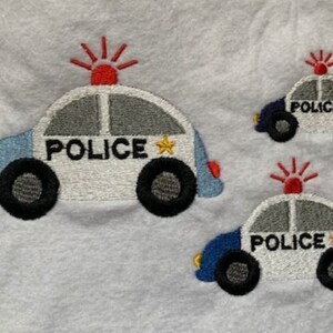 BOGO Free! Mini Police Car Embroidery Design Small Police Car Police ...