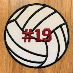 Personalized Volleyball Patch Custom Volleyball Patch - Etsy
