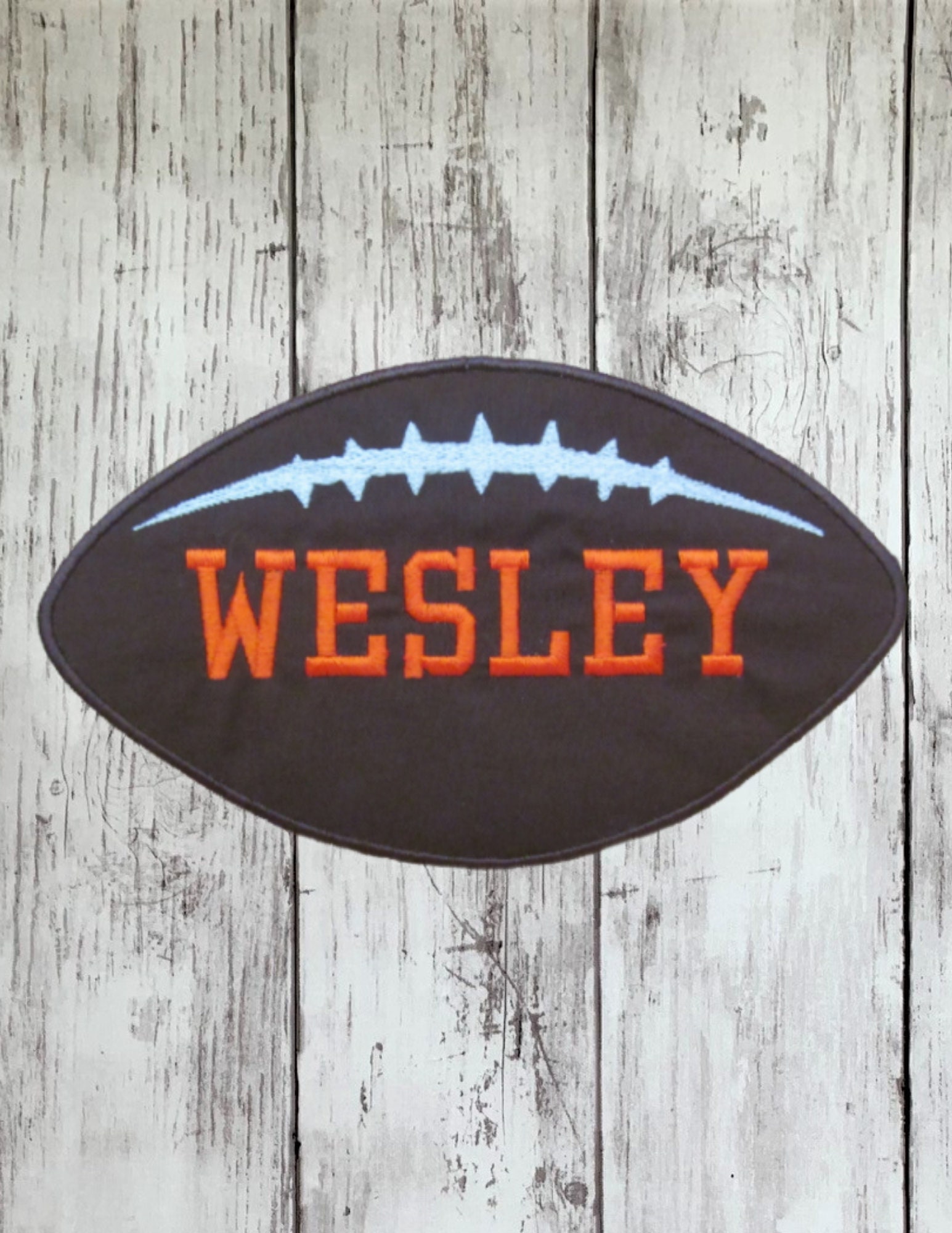 Personalized Football Patch Monogram Patch Monogram Football - Etsy