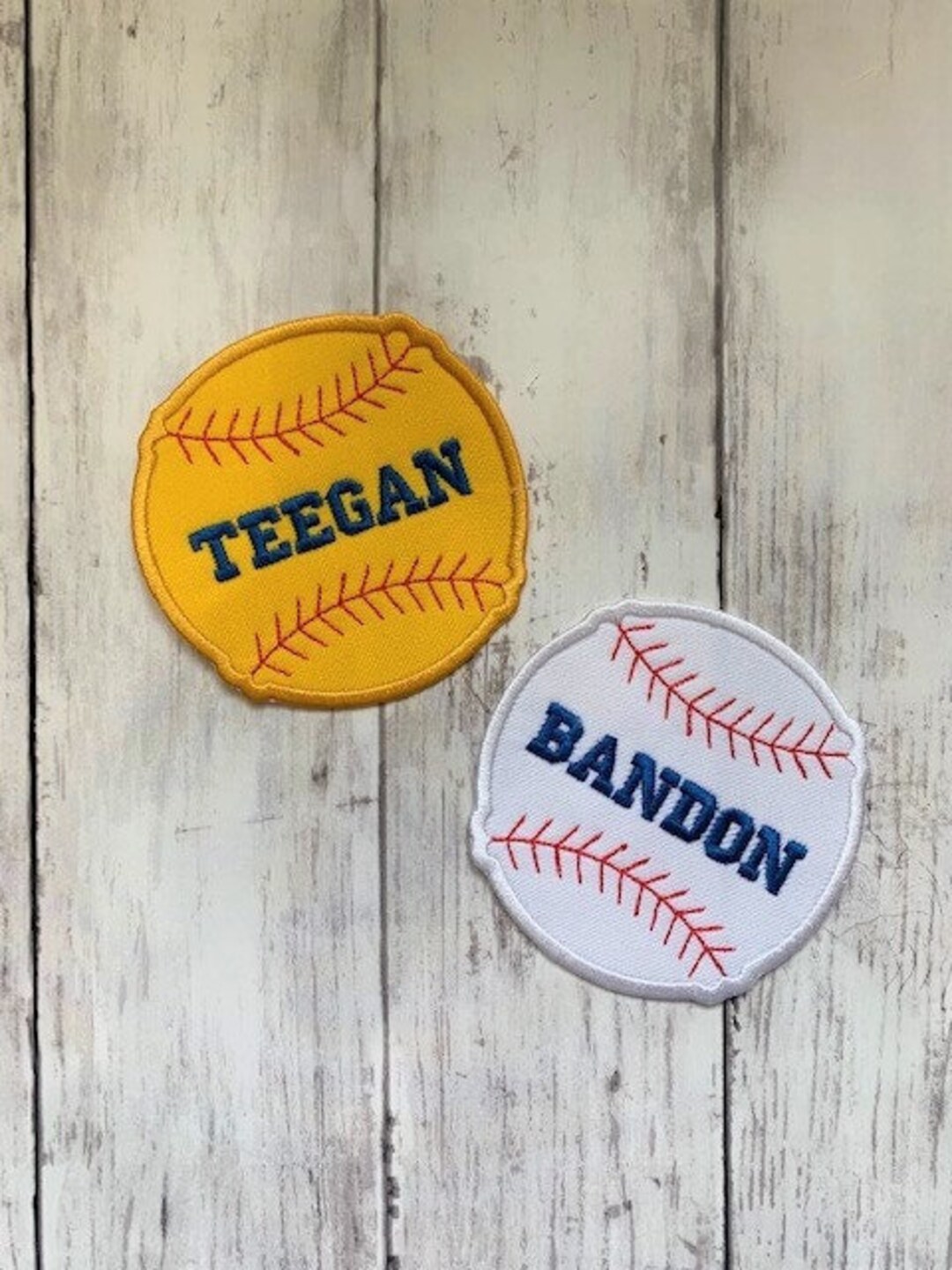 Personalized Baseball Patch Personalized Softball Patch Custom Softball Custom Baseball ...