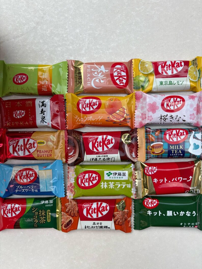 Mini Kitkat Variety Pack – Assorted Flavors | Japanese Kitkat | Candy ...