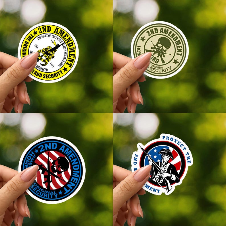 60PCS 2nd Amendment Beretta Stickers – Pro-gun Rights Vinyl Decals ...